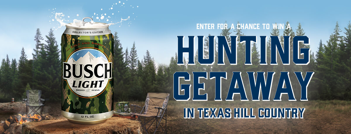Busch Light Hunting Getaway Sweepstakes